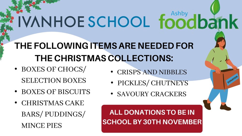 Christmas Food Bank Collection | Ivanhoe School